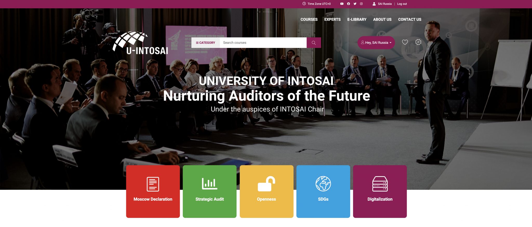 INTOSAI Chair launches the University of INTOSAI | U-INTOSAI