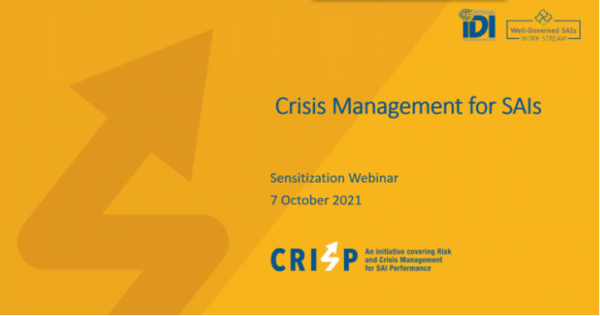 IDI Held the Second Webinar on Crisis Management as Part of the New ...
