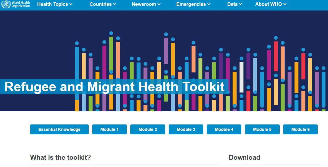 WHO Online Platform on Access to Health for Migrants and Refugees | U ...