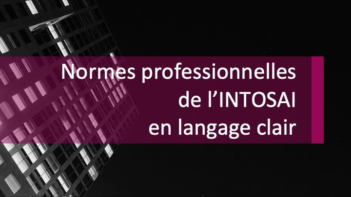 Normes professionnelles de l’INTOSAI en langage clair | U-INTOSAI